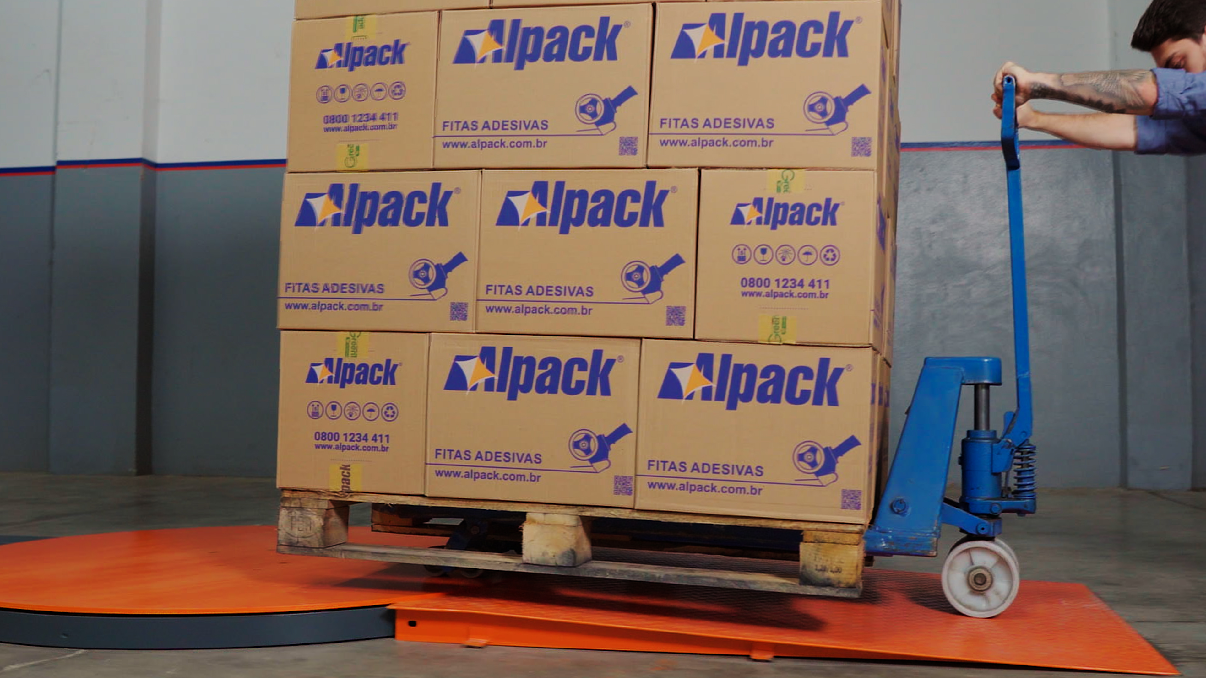 Paletizadora Automática APK P2000 A - Alpack do Brasil